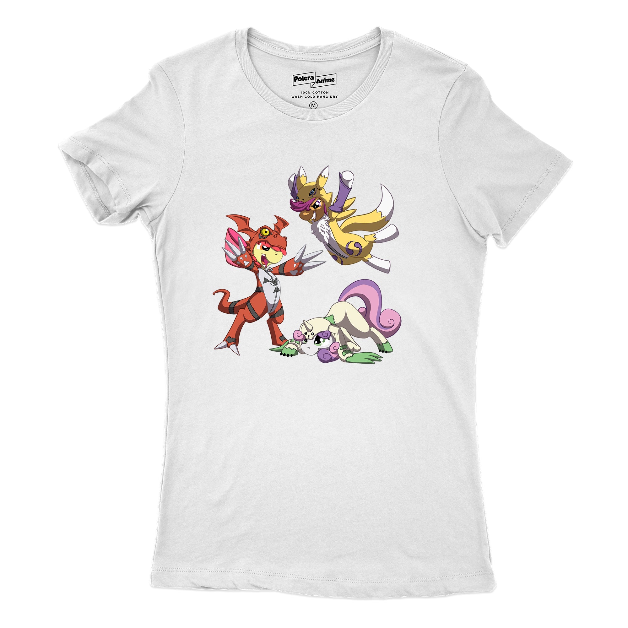 Polera mujer My Little Pony X Digimon – Polera anime