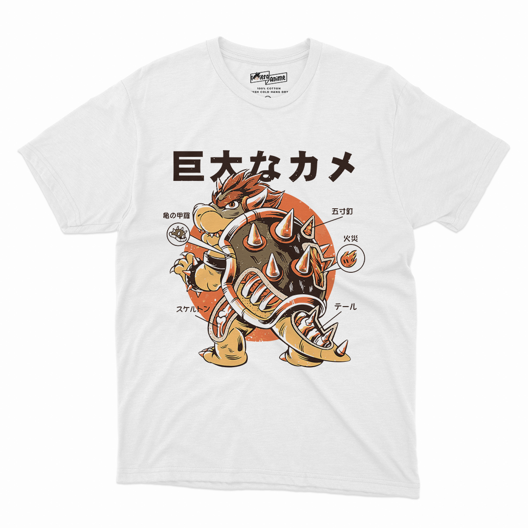 Polera Mario - bowser – Polera anime