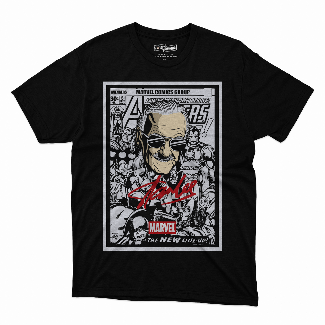 Polera Marvel - Stan Lee – Polera anime